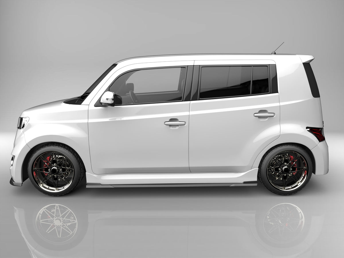 bB QNC2# 前期 フロントアンダースポイラー サイドステップ 2点キット エアロパーツ【EUROUスポーツエアロシリーズ】 – EUROU(ユーロ－) エアロパーツ