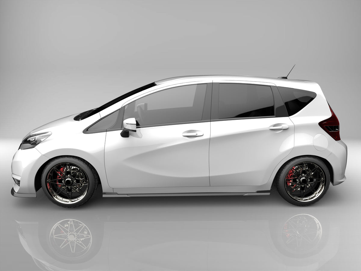 ノート E12 後期 フロントアンダースポイラー サイドステップ 2点キット エアロパーツ – EUROU(ユーロ－) エアロパーツ